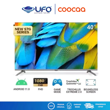 Jual Coocaa 40 Inch Led Smart Android TV LED HDR 10 40S7G | S7G ...