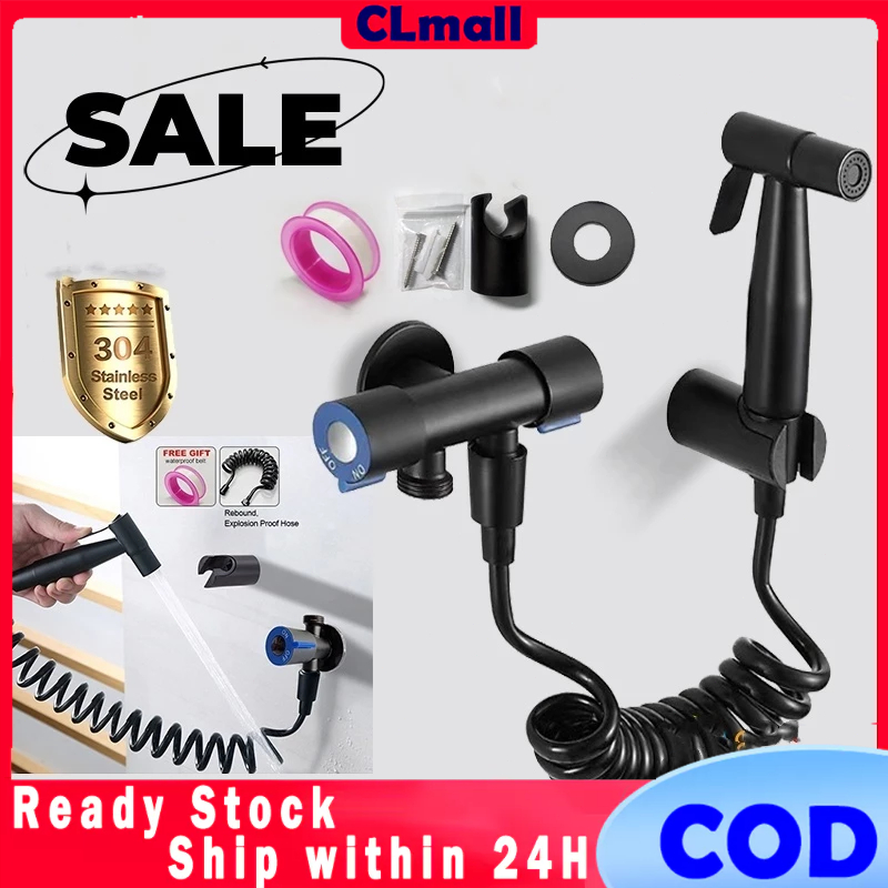 Jual Jet Washer Toilet Kran Toilet Duduk 1 Set Jet Shower Closet Kran ...