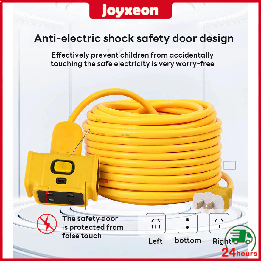 Jual (COD)Kabel Ekstensi Extension Cord 30 Meter 20 Meter 10 Meter 5 ...