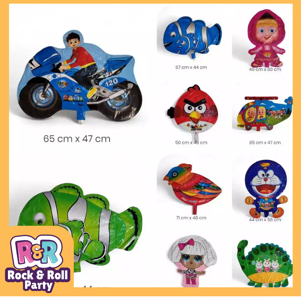 Jual Balon Foil KL GAS KARAKTER BALON TERBANG (TANPA HELIUM) - BD043 ...
