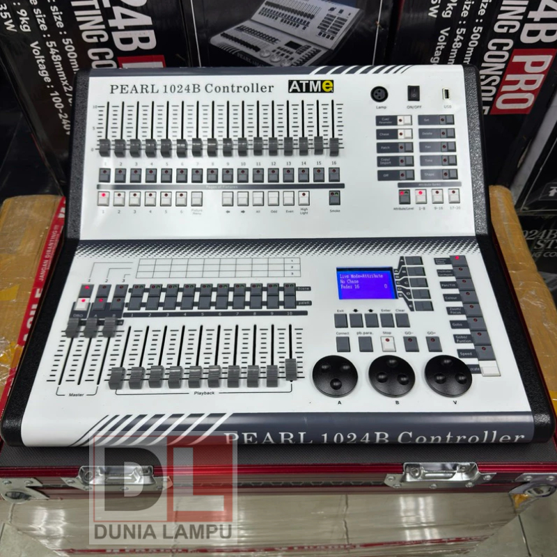 Jual Pearl 1024B Minipearl 1024B warna putih dmx lighting controller ...