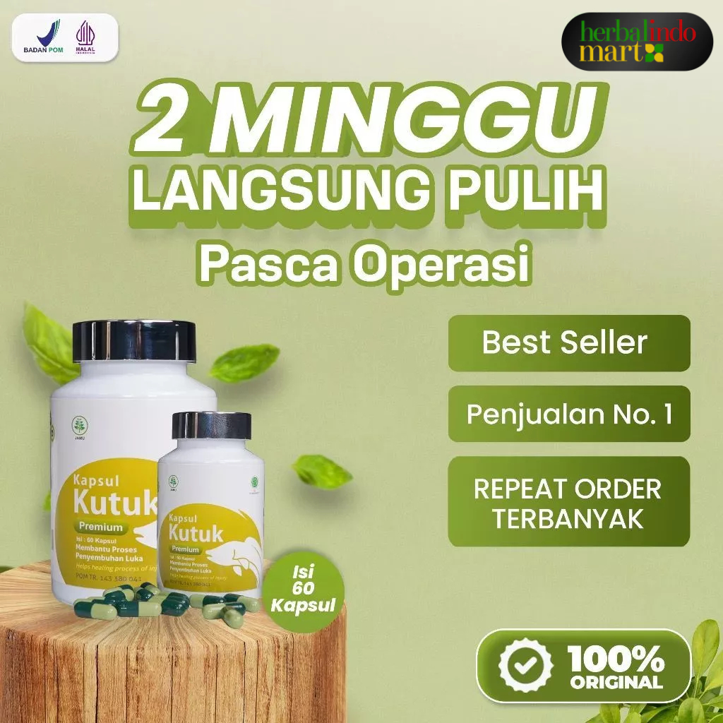 Jual Kapsul Kutuk Pengobatan Sembuhkan Alami Luka Operasi & Jahit ...