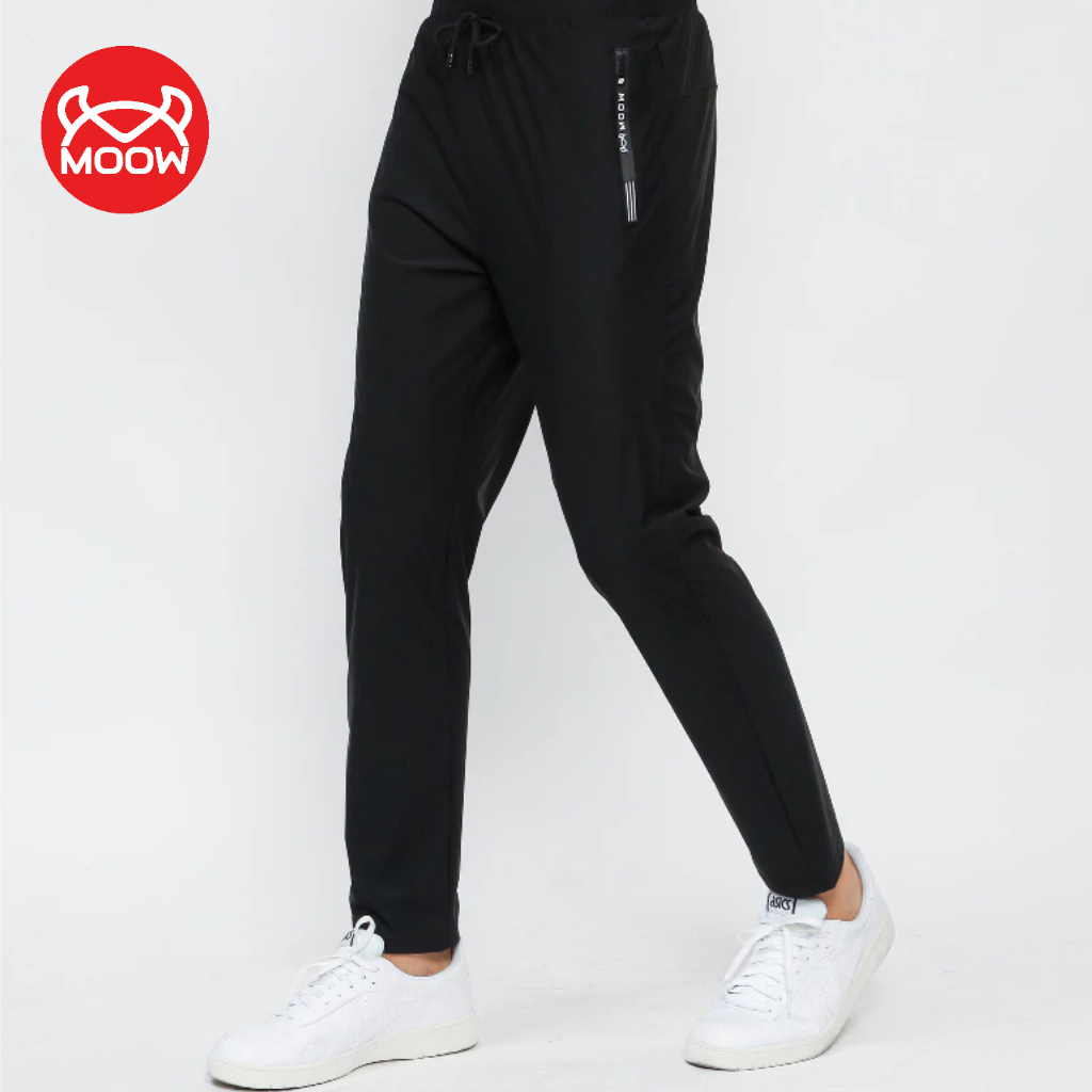 Jual MOOW Celana Panjang IceSilk Premium Bahan Nylon dan Spandex Lembut Adem Dingin Breathable ...