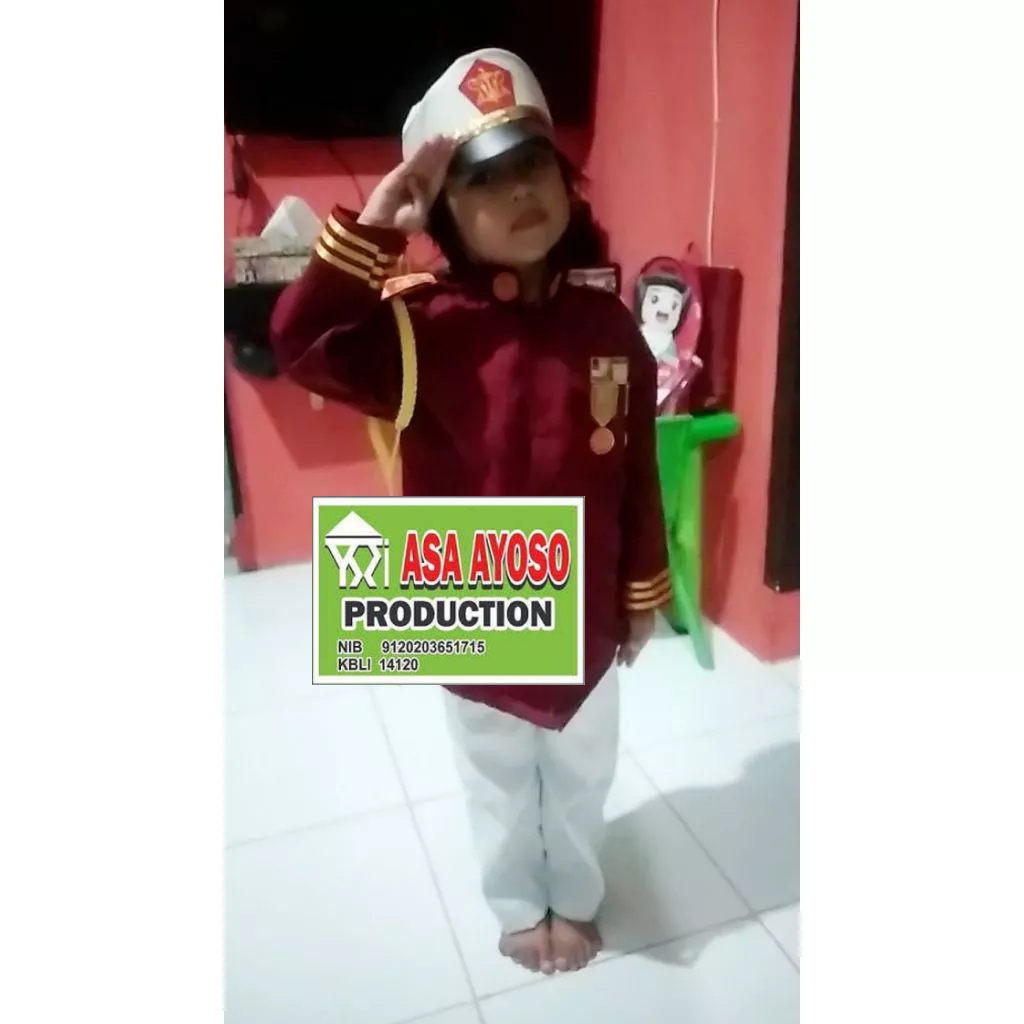 Jual Seragam Taruna AKPOL Anak Cewek yang lengkap dengan atribut dari ...