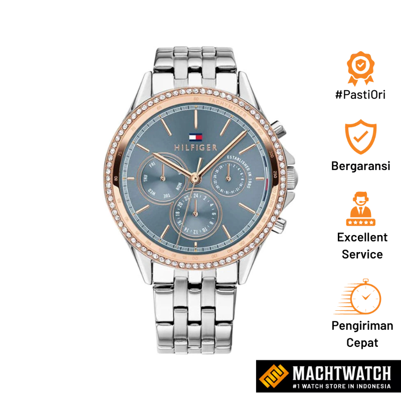 Jual Jam Tangan Wanita Tommy Hilfiger Ari 1781976 Ladies Blue Dial ...