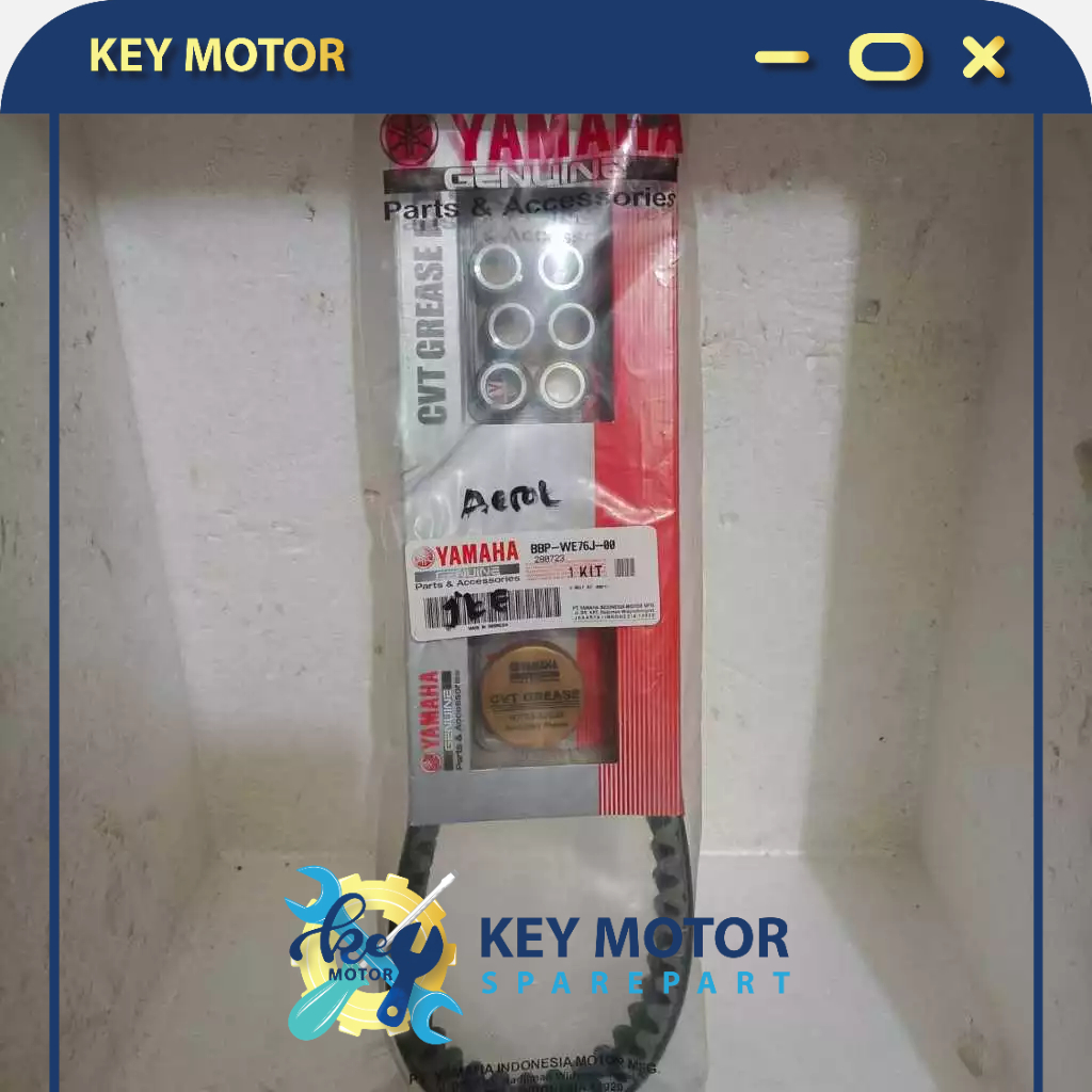 Jual Vanbelt / V-Belt Assy Ban Penggerak Set BBP-WE76J-01 Motor Aerox ...