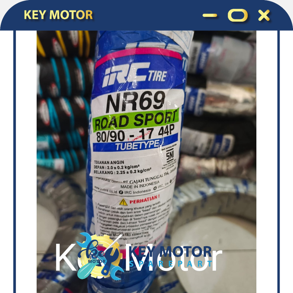 Jual Ban Luar Motor IRC 80/90-17 NR69 100% Asli dan Baru | Shopee Indonesia