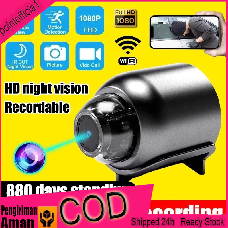 Jual Kamera Pengintai mini WIFI Hidden Spy camera HD CCTV Mini Cam ...