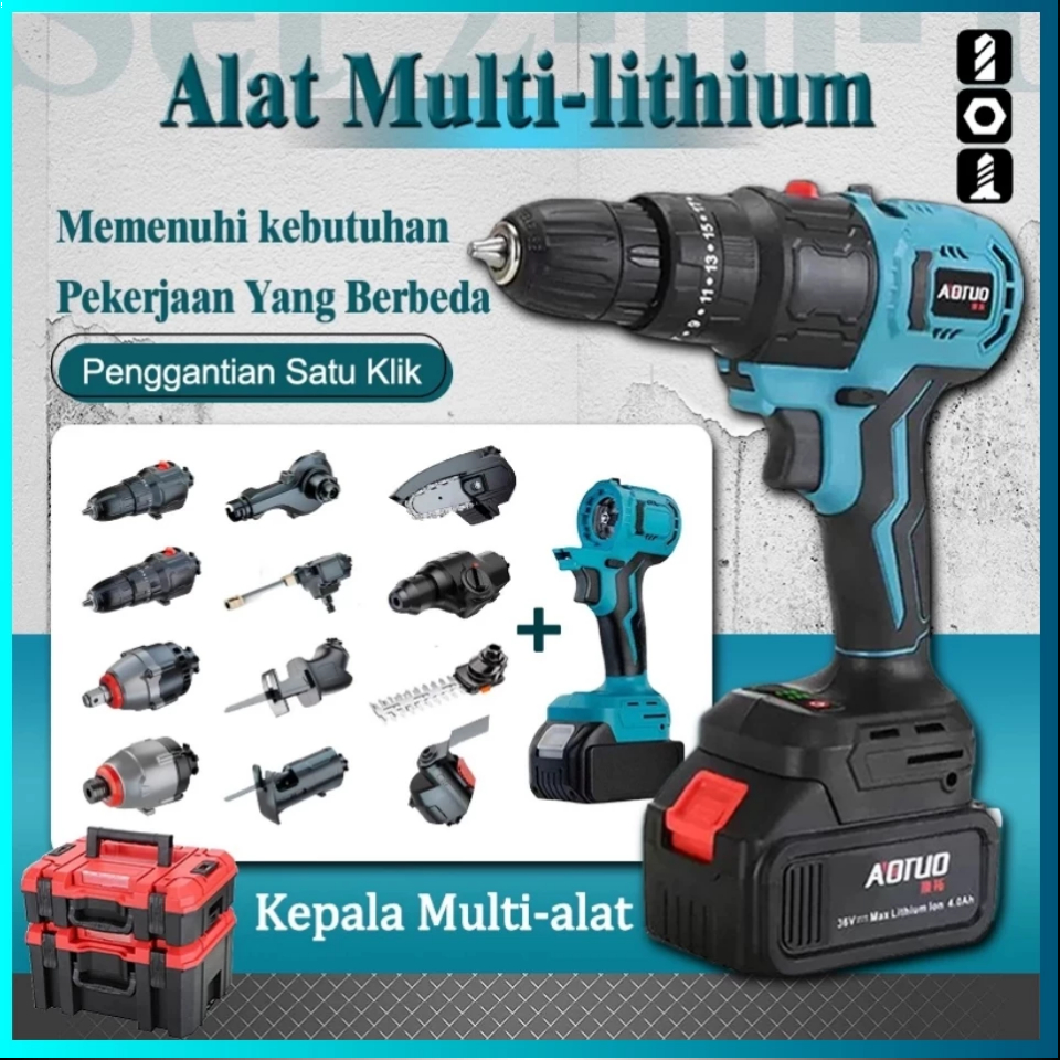 Jual Brushless Multifunctional Tool Set Electric Screwdriver Electric ...