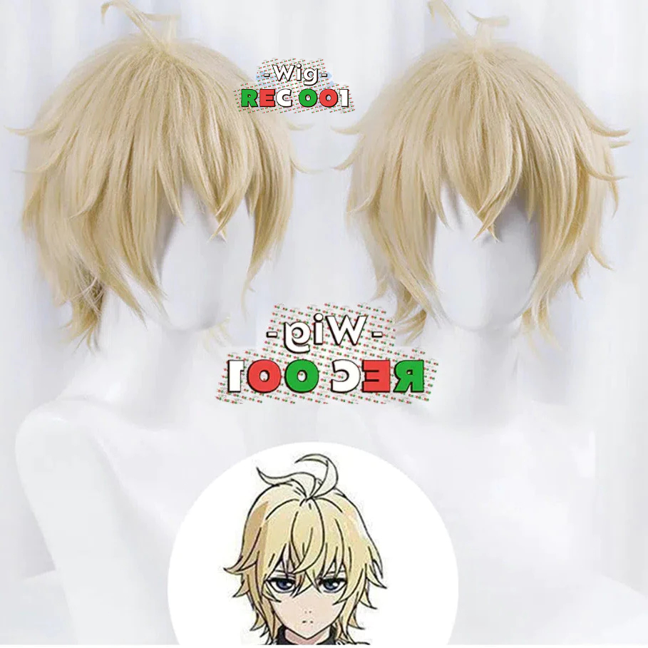 Jual M- Wig Mikaela Hyakuya Cosplay Seraph of the end Orang Dewasa/Anak-Anak Dapat ...
