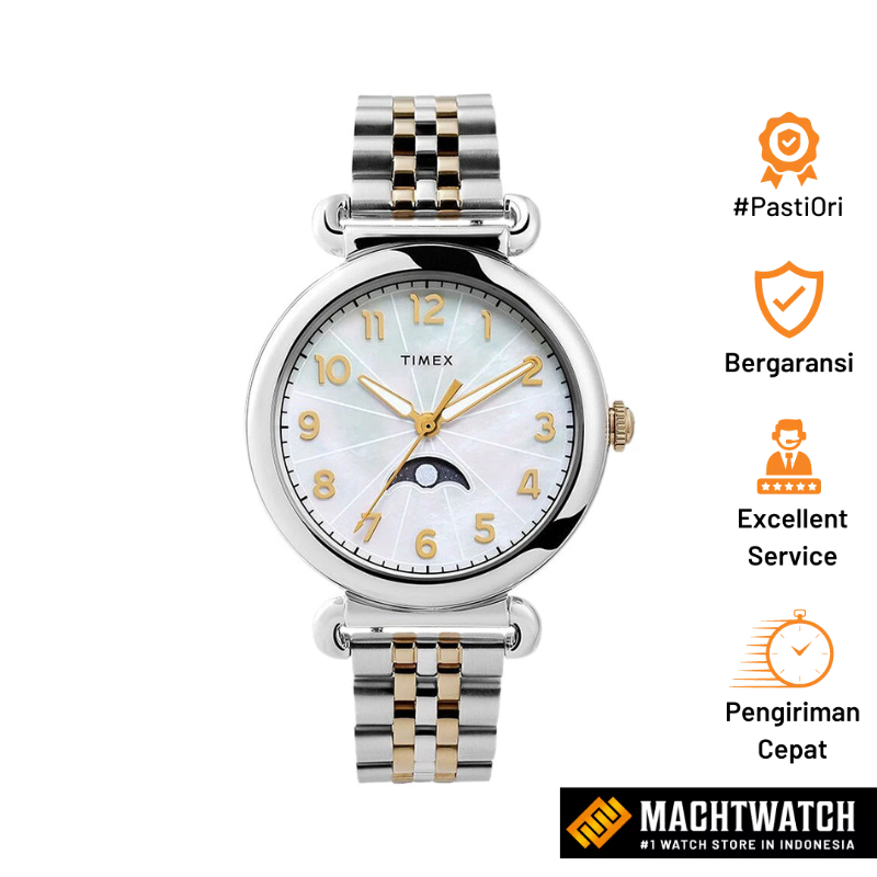 Jual [Festival 7.7] Jam Tangan Wanita Timex Model 23 TW2T89600 Ladies ...