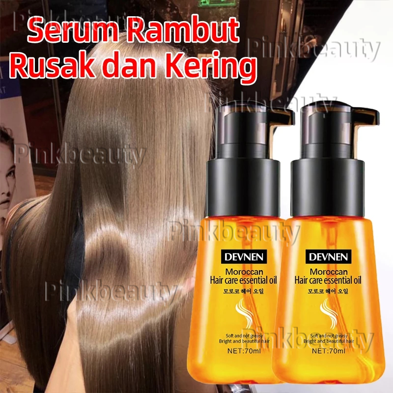 Jual serum rambut Pelembab Hair Repair Serum Argan Oil Hair Vitamin ...
