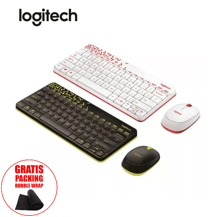 Jual LOGITECH KEYBOARD + MOUSE OPTIC WIRELESS MK240 NANO | Shopee Indonesia