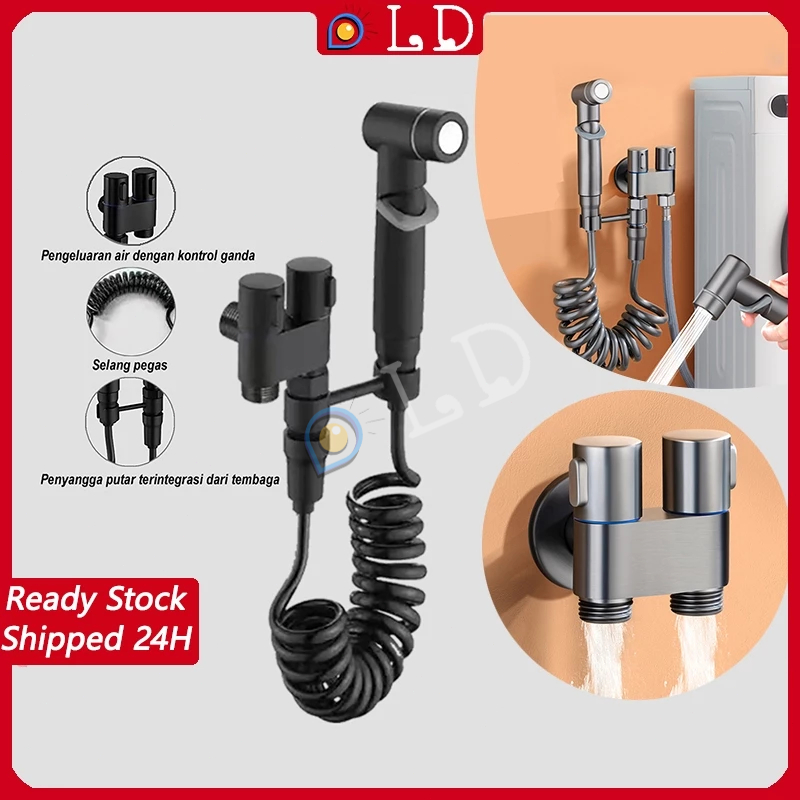 Jual SUS304 1 Set Jet Shower Kloset Jet Shower Kamar Mandi Semprotan Toilet Duduk Jet wasser ...