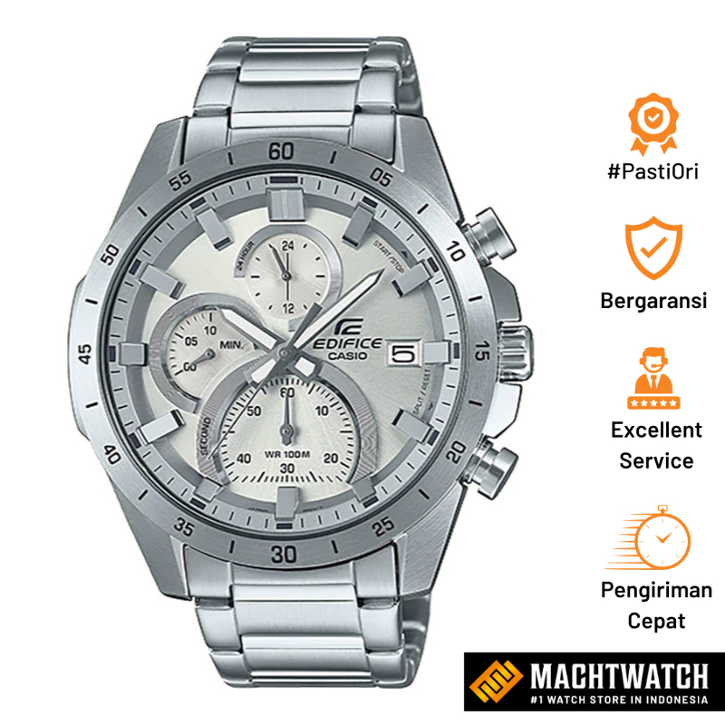 Jual Jam Tangan Pria Casio Edifice EFR-571MD-8AVUDF Chronograph Silver ...