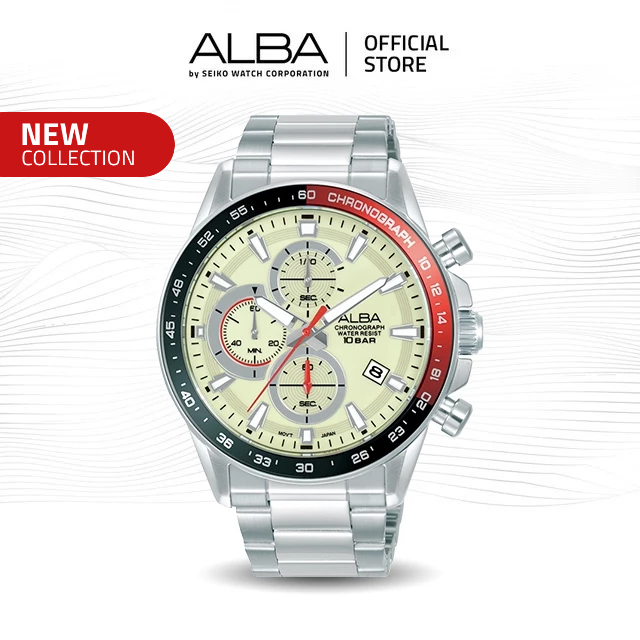 Jual Alba Active Jam Tangan Pria Chronograph AM3A27 / AM3A27X1 Quartz ...