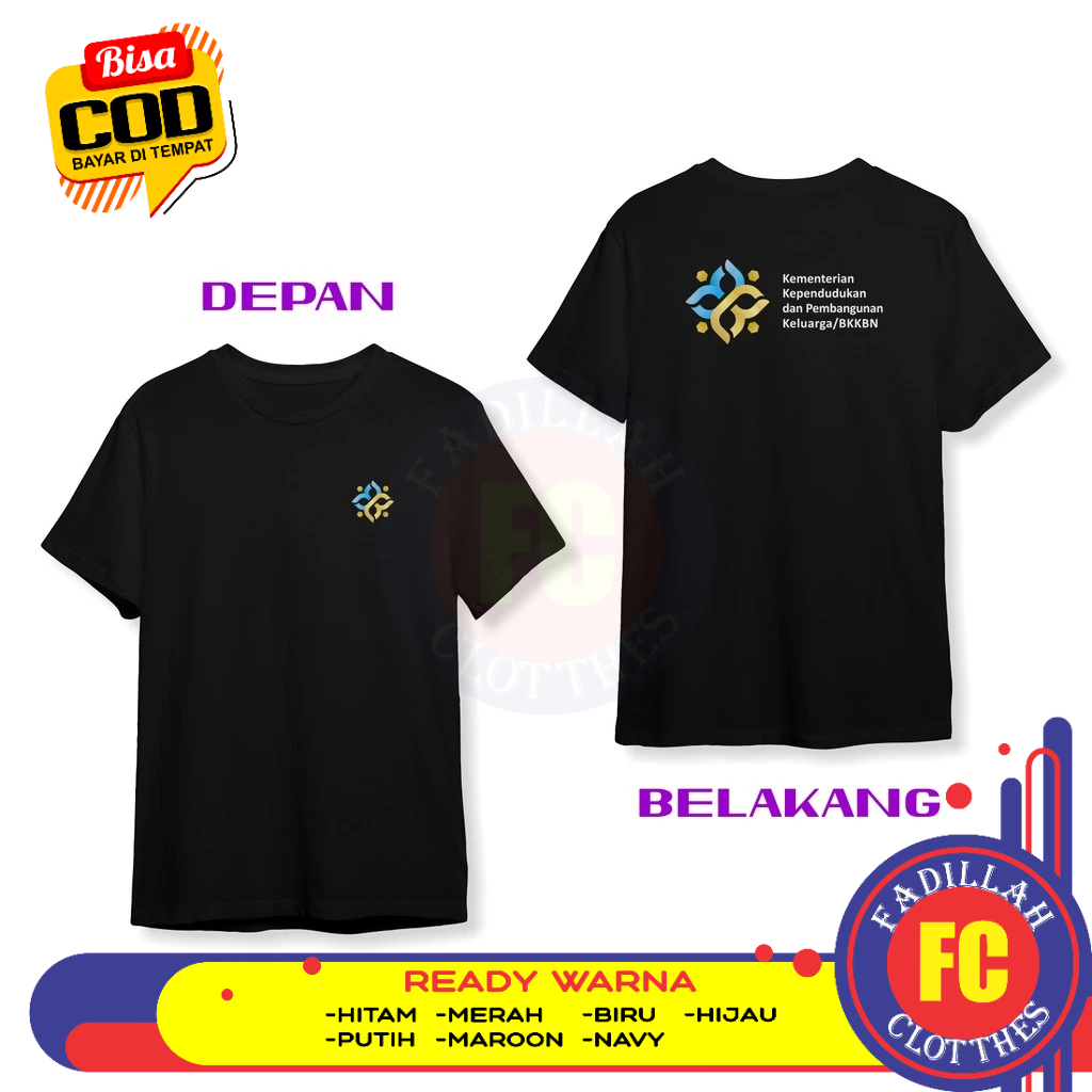 Jual Baju Kaos Logo BKKBN Terbaru DB Baju Pemerintahan | Shopee Indonesia