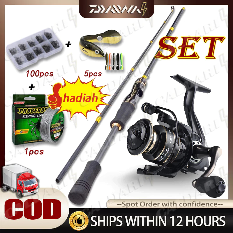 Jual DAIWA Pancing Set Murah Jual joran casting Carbon Fiber Max Drag ...