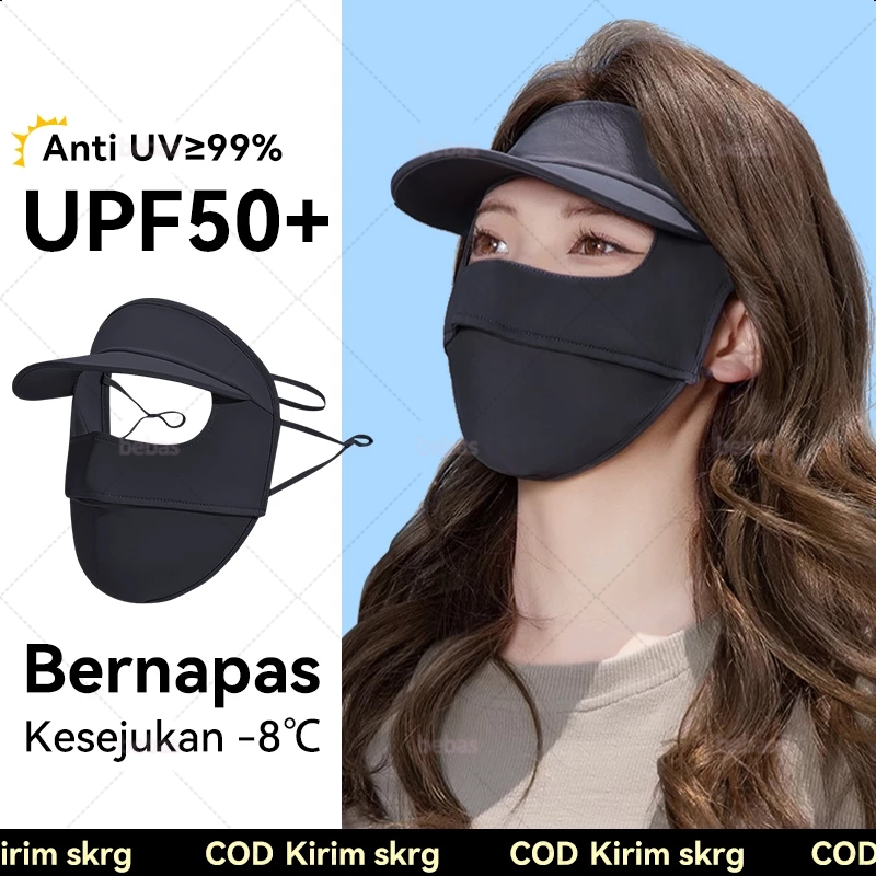 Jual masker motor masker anti uv masker full face masker helm penutup ...