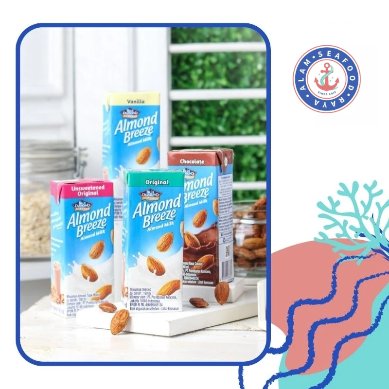 Jual Almond Breeze 180ml Susu Almond Susu Non Dairy Blue Diamond | Shopee Indonesia