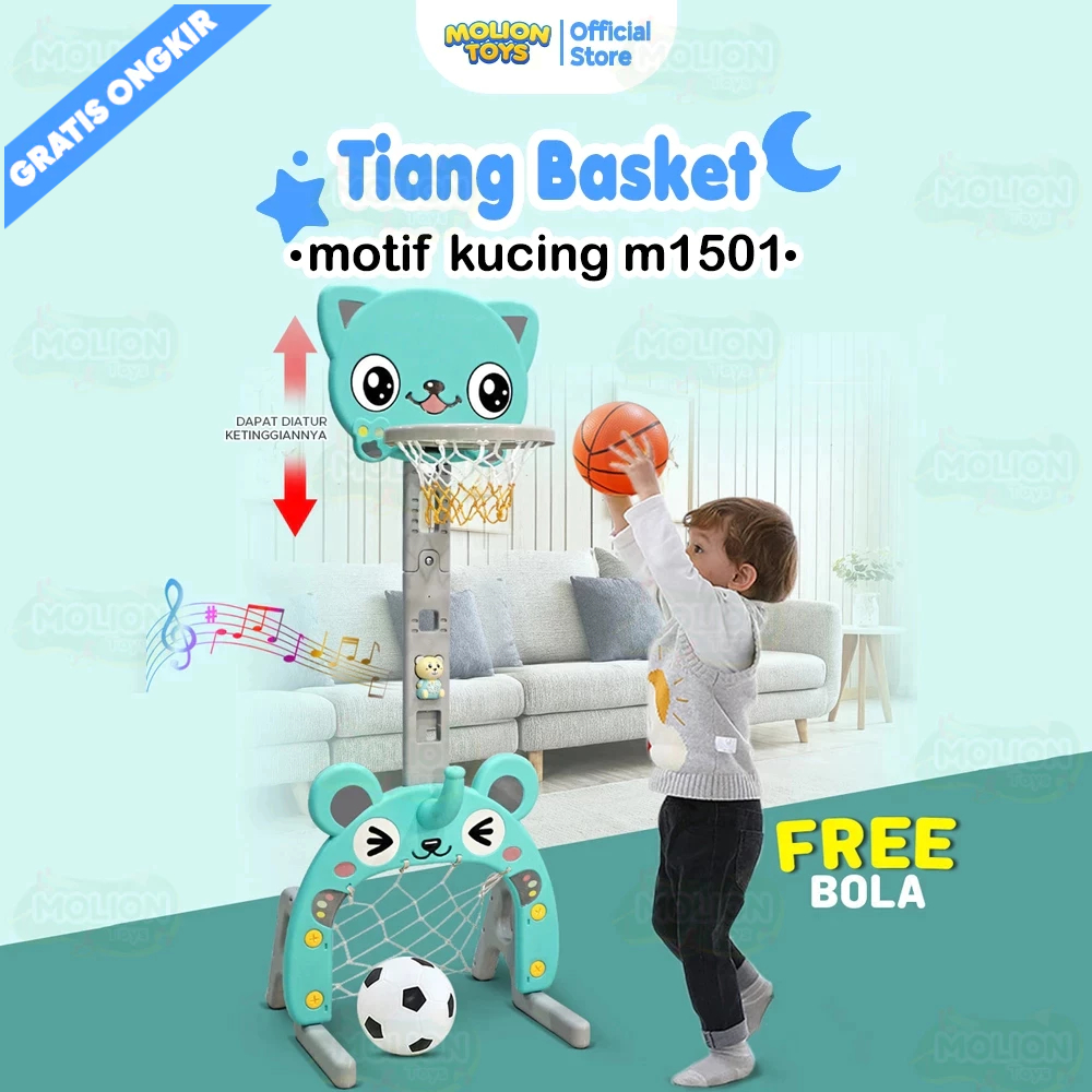 Jual Ring Basket Anak 4in1 MOLION TOYS M1501 –Karakter Kucing Lucu ...
