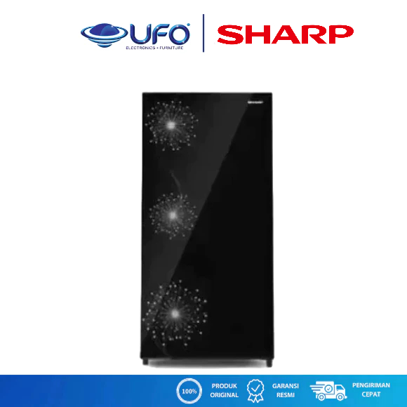 Jual Sharp Kulkas 1 Pintu Shine Double Freezer Lemari Es 185 Liter SJX197WDW | Shopee Indonesia