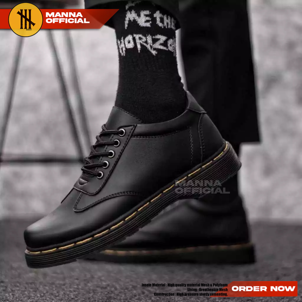 Jual Sepatu Pantofel Docmart Hitam Formal Casual Kerja Pria | Shopee ...