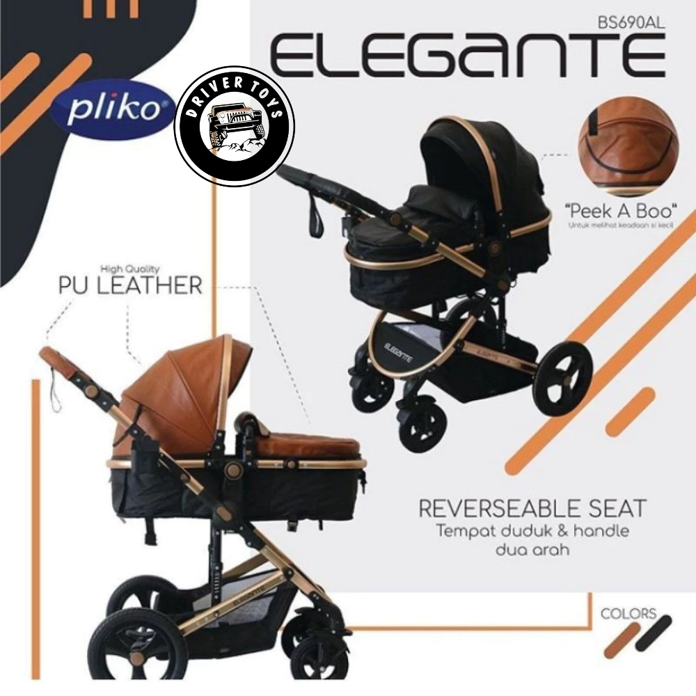 Jual STROLLER ANAK MURAH PLIKO 690 AL ELEGANTE + PLIKO 677 ATMOS ...