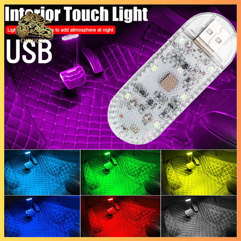 Jual New Lampu LED Mini Mobil / Car Interior Touch Light Lampu LED ...