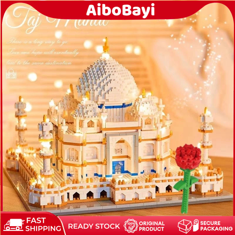 Jual 【Ready】Mainan Bricks Nano Block Taj Mahal India Bricks Bangunan ...