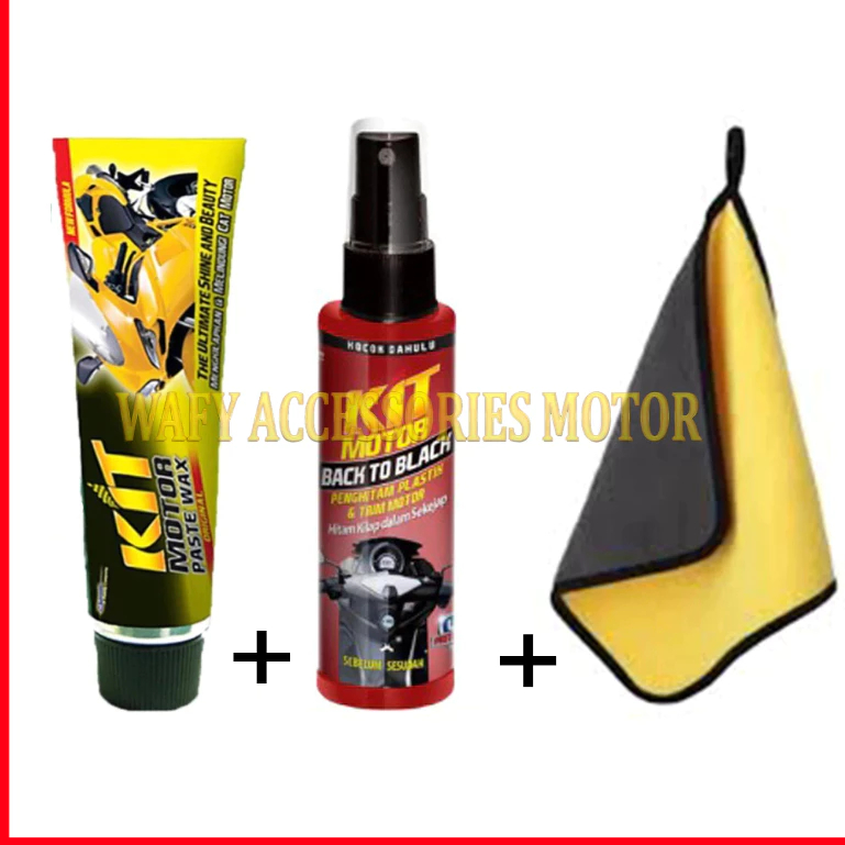 Jual Paket Isi 3 - Kit Paste Wax Kuning 60 Gram + Kit Back To Black 115 ...