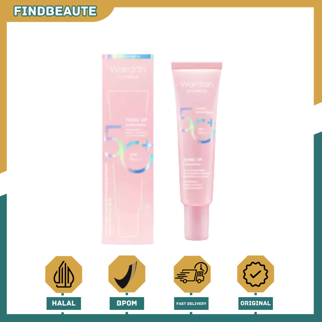 Jual findbeaute - WARDAH UV Shield Tone Up Sunscreen SPF 50+ PA ...