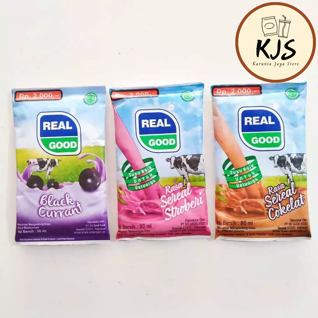 Jual REAL GOOD SUSU BANTAL UHT 80ml / 1 DUS ISI 40 Pcs (HARGA PER DUS ...