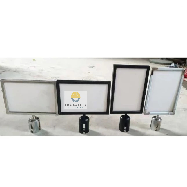Jual Papan Reklame Tiang Antrian Barikade Standing Sign Frame | Shopee ...