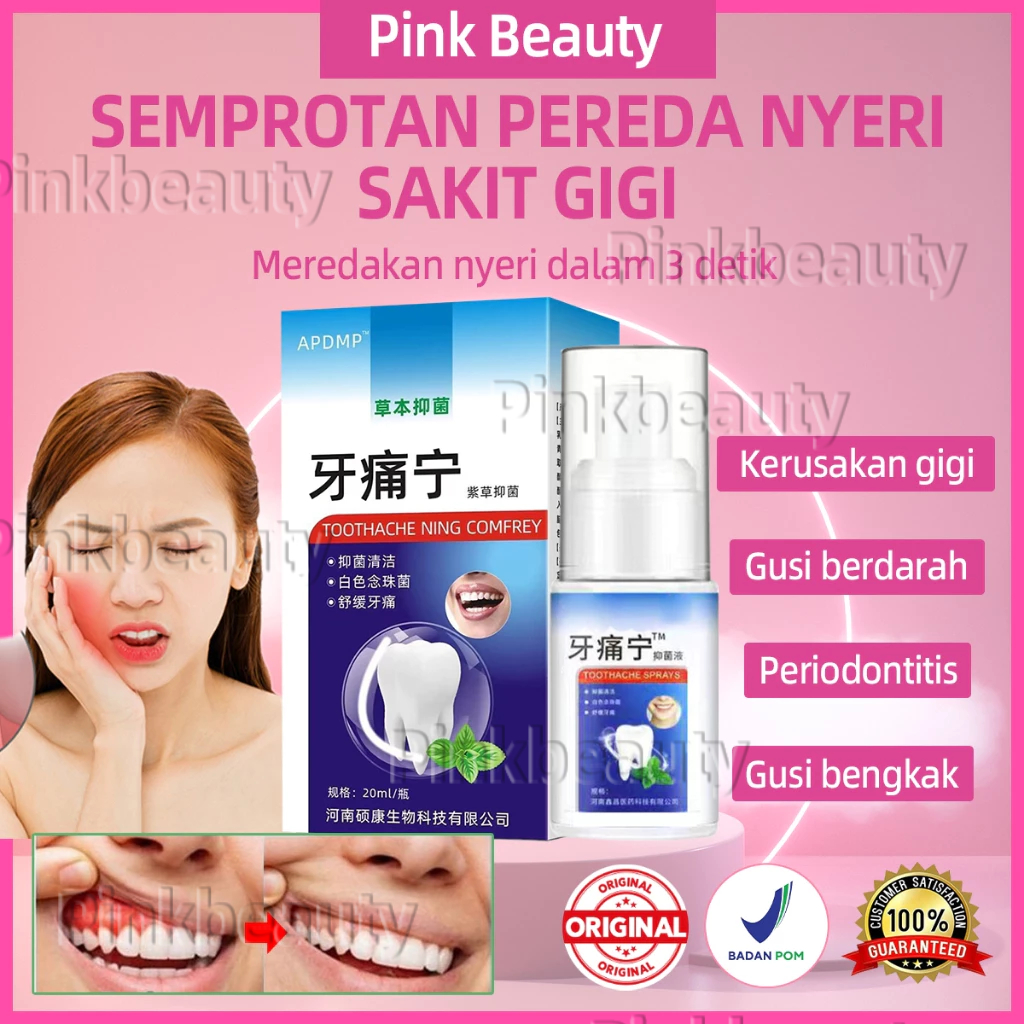 Jual Obat Sakit Gigi Berlubang Ampuh Semprotan Pereda Nyeri Sakit Gigi ...