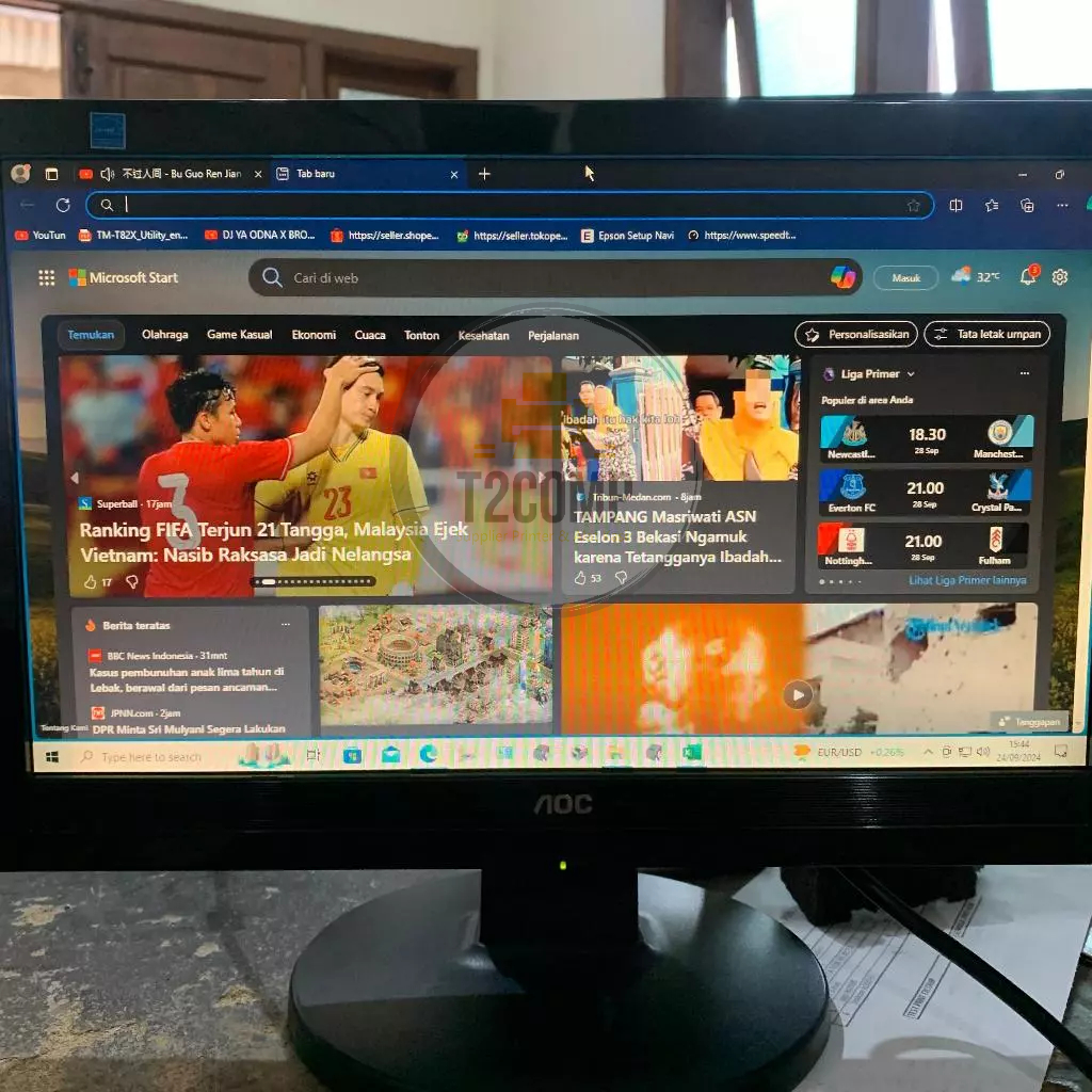 Jual MONITOR LCD 16'' AOC 1619SW / DELL E1916H 18.5" Inch | Shopee ...