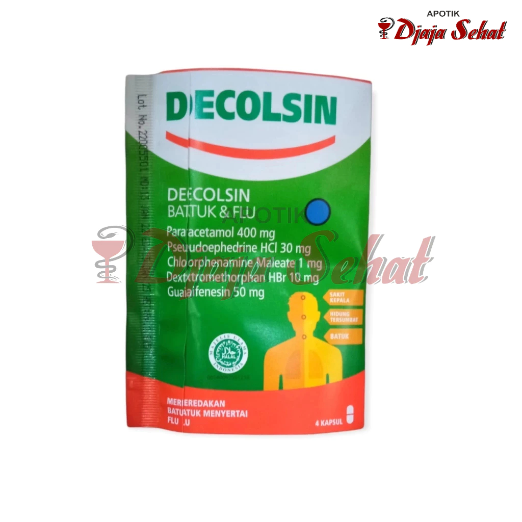 Jual DECOLSIN ISI 4 KAPSUL | Shopee Indonesia
