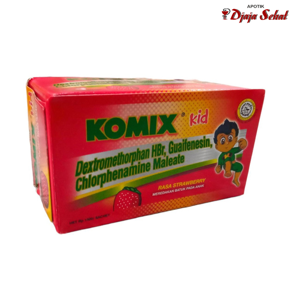 Jual KOMIX KIDS 10 SACHET STRAWBERRY 5 ML | Shopee Indonesia