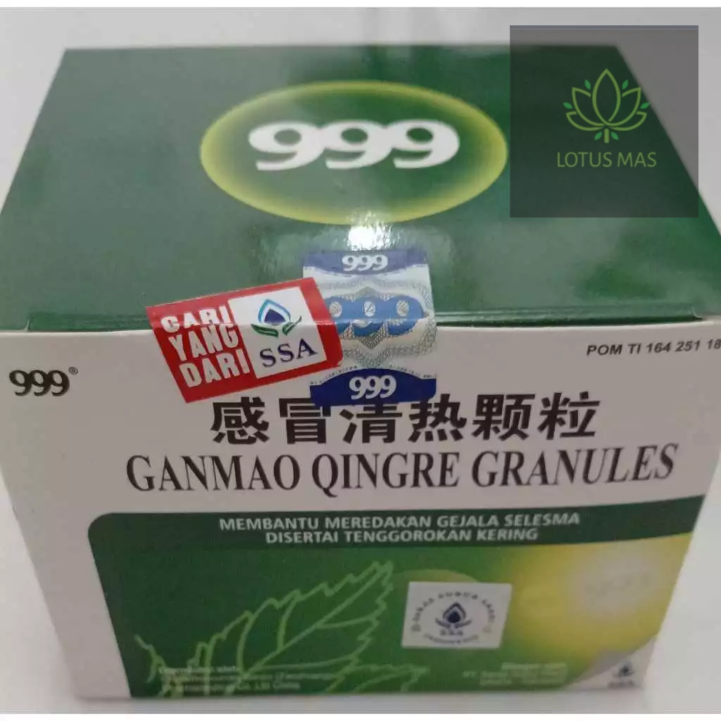 Jual 999 Gan Mao Qingre Granules 10 SACHET SELESMA GAN MAO QING RE ...