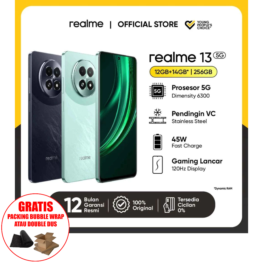 Jual REALME SMARTPHONE 13 5G 12 GB/256 GB RMX3951 7,69" (DEMO UNIT ...