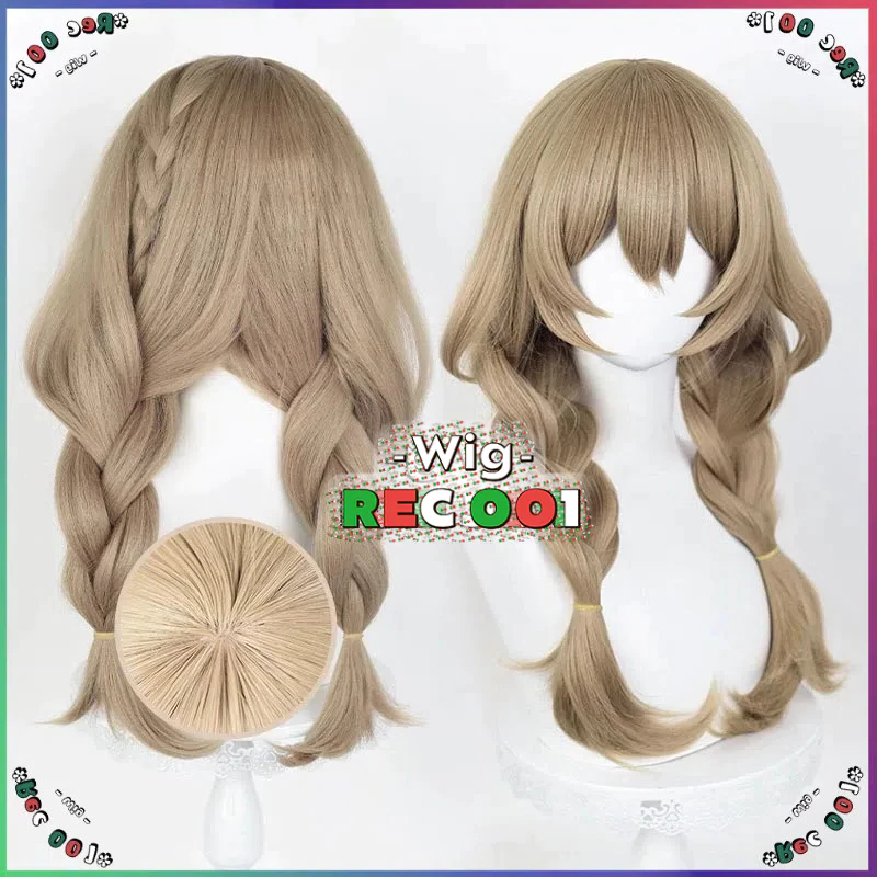 Jual Wig Lisa Cosplay Genshin Impact 65cm Rambut Orang Dewasa/Anak-Anak ...