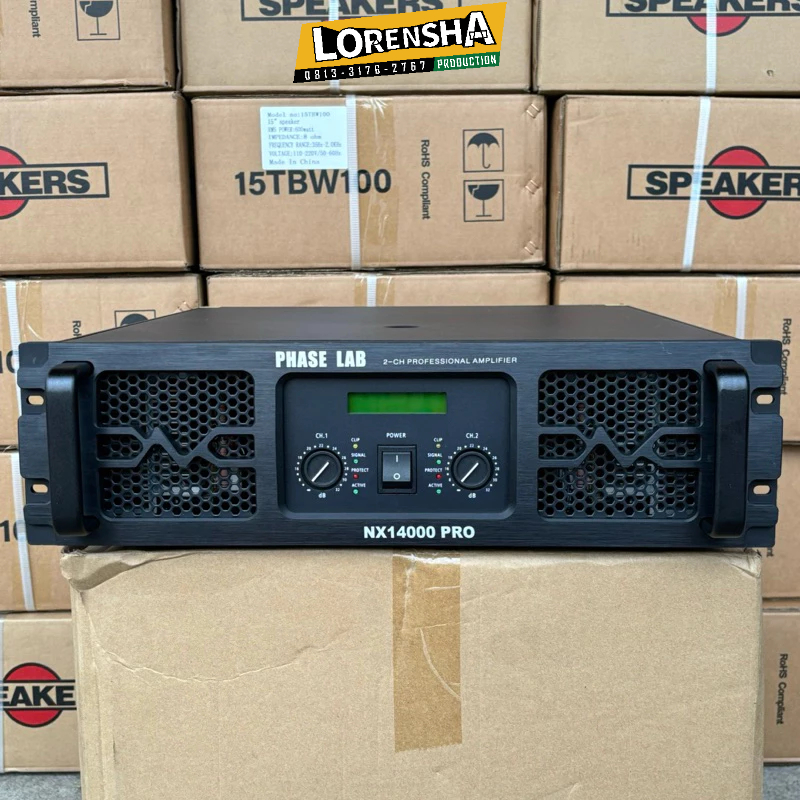 Jual Power Amplifier PHASELAB / PHASE LAB NX14000 PRO | Shopee Indonesia