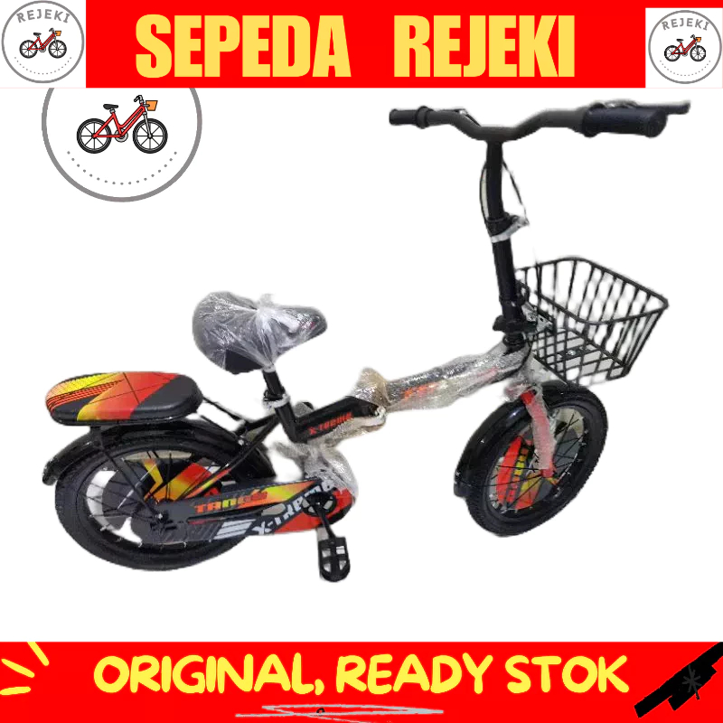Jual SEPEDA LIPAT 16 TANGO BAN POMPA + KERANJANG | Shopee Indonesia