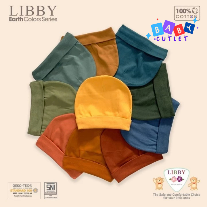 Jual LIBBY Earth Topi Bulat Comfy Set (1 pcs/pack) | Shopee Indonesia