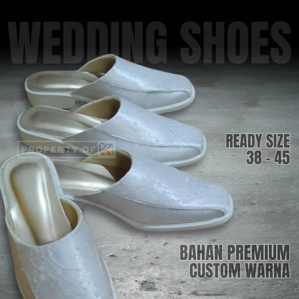 Jual Sepatu Pengantin Akad Nikah Premium Slop Manten Pria Mewah Elegan ...