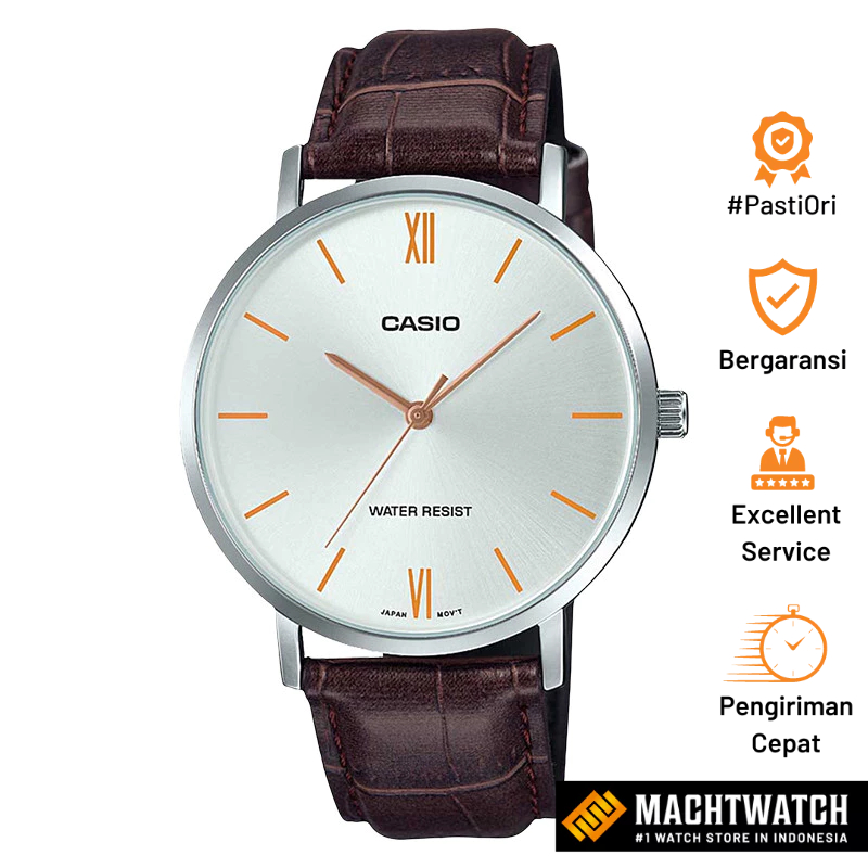 Jual [PROMO GLEDEK] Jam Tangan Pria Analog Casio General MTP-VT01L ...