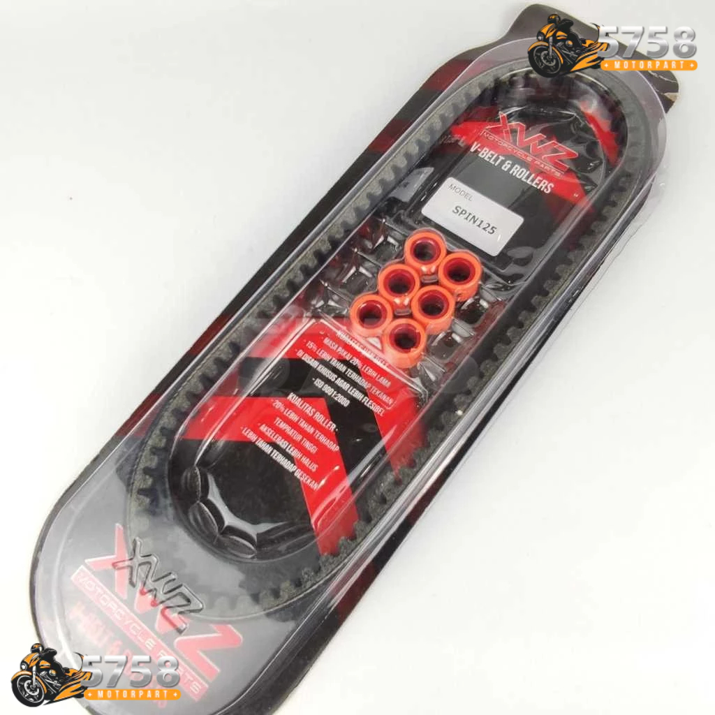 Jual VANBELT PLUS ROLLER SUZUKI SPIN 125 VAN BEL FAN BEL FANBEL FANBELT ...