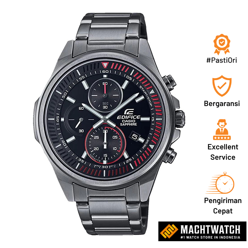 Jual Jam Tangan Pria Casio Edifice Slim EFR-S572DC-1AVUDF Chronograph ...