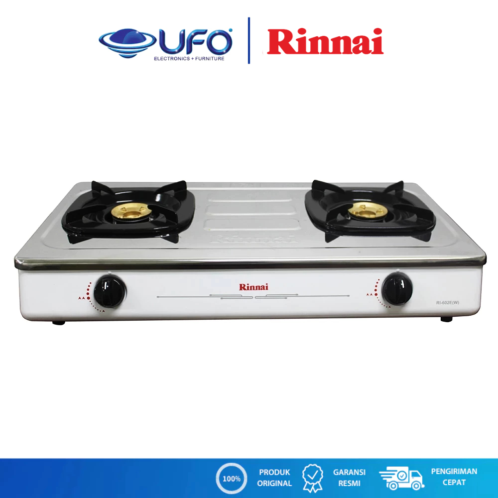Jual Rinnai RI602E(W) Kompor Gas 2 Tungku | RI-602E (W) | Shopee Indonesia