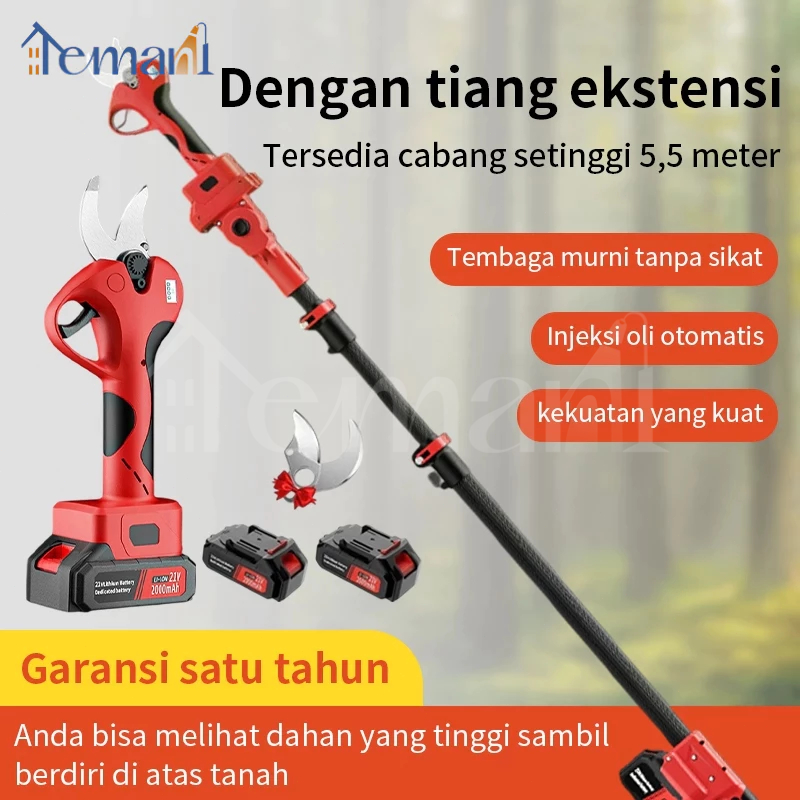 Jual Gunting Taman Listrik,Gunting Dahan Set Prunner Chainsaw Electric ...